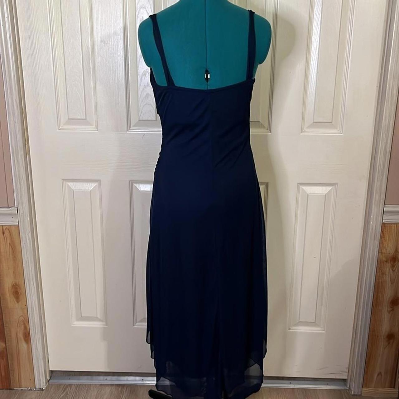 Gorgeous RUBY ROX Pinup, Spaghetti Strap, Sheer Navy... - Depop