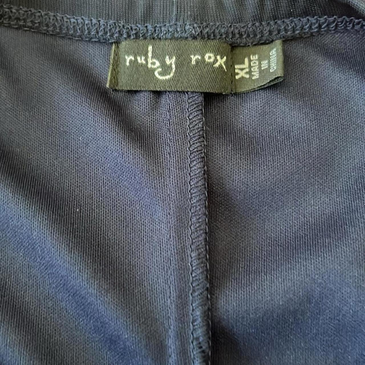 Gorgeous RUBY ROX Pinup, Spaghetti Strap, Sheer Navy... - Depop