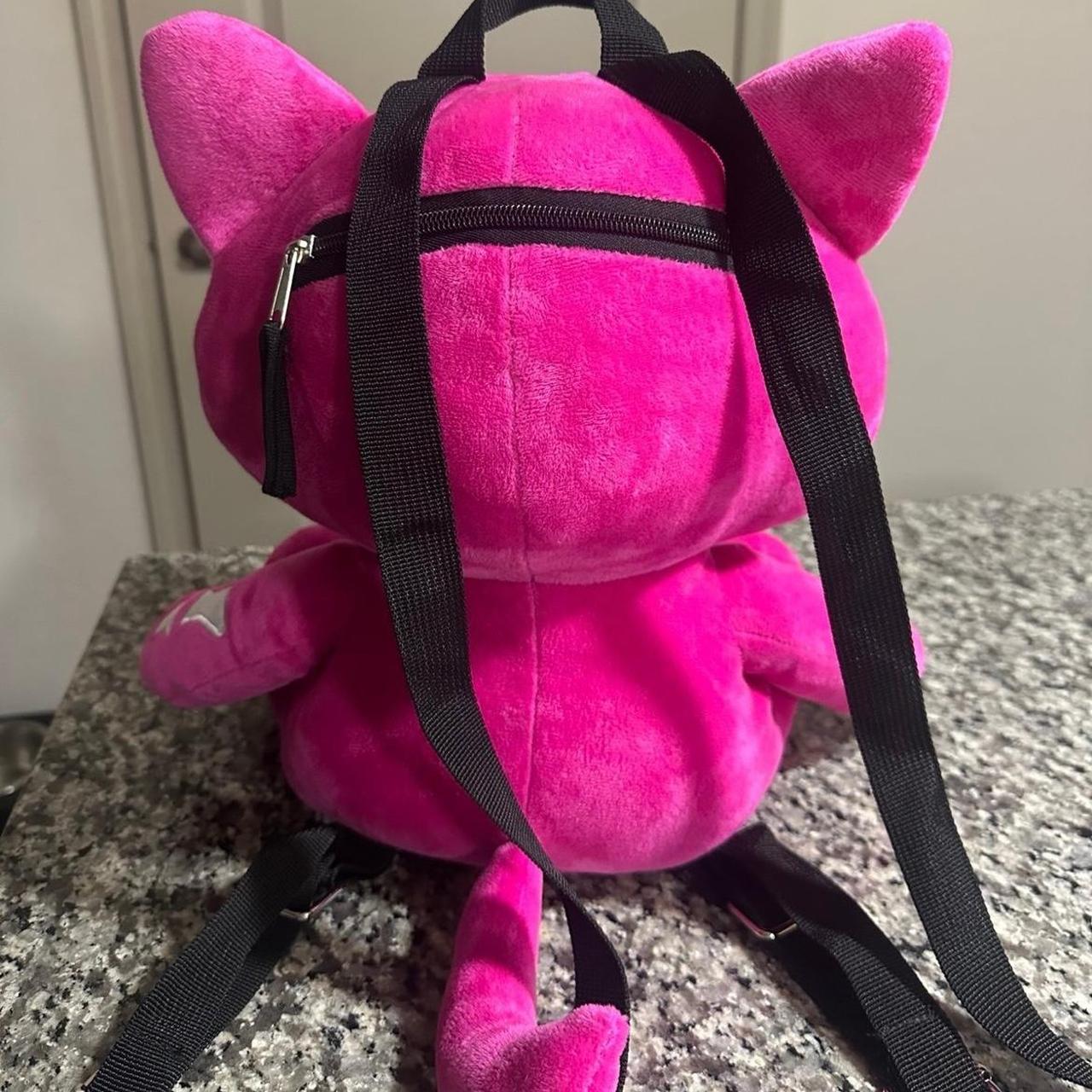 rare pink skelanimals kit backpack perfect... | Depop