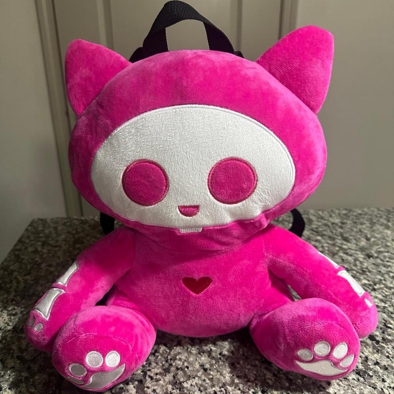 rare pink skelanimals kit backpack perfect... | Depop