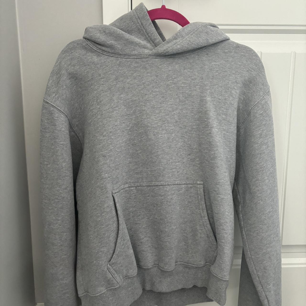 - TNA (Aritzia) cozy perfect fit hoodie - Grey -... - Depop