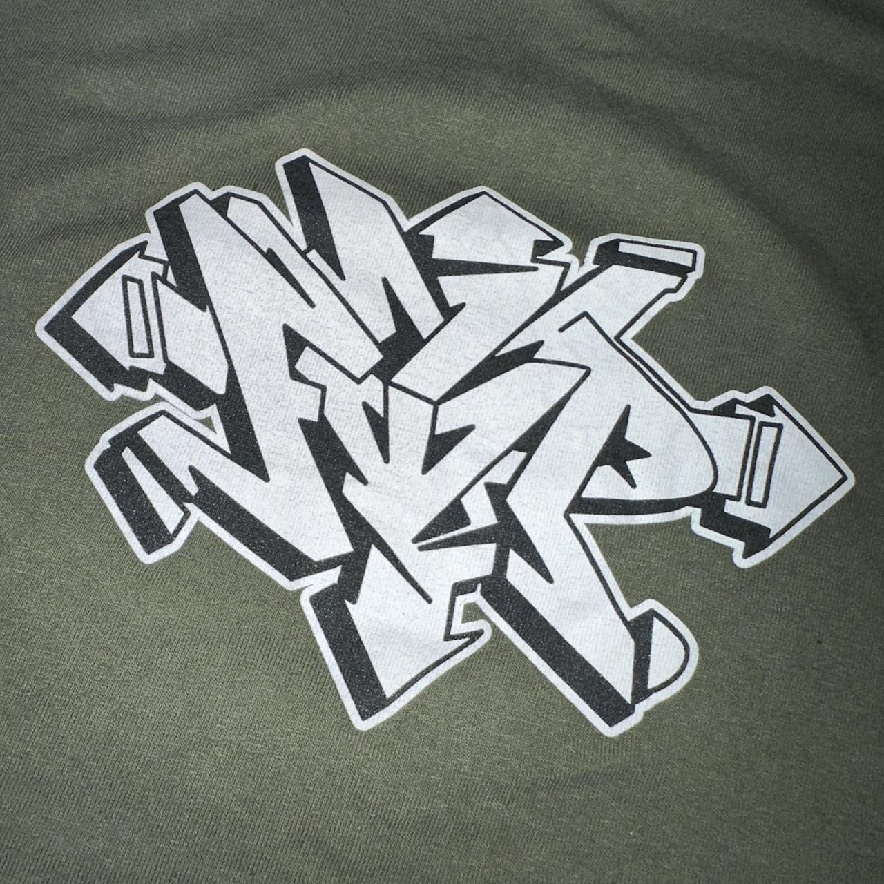 Green FTP Graffiti T shirt. Barely worn once or... - Depop