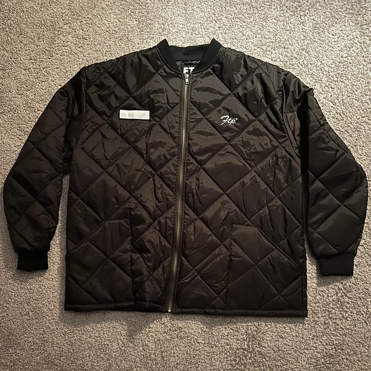 FTP Signature Logo Beaver poker puffer zip up... - Depop
