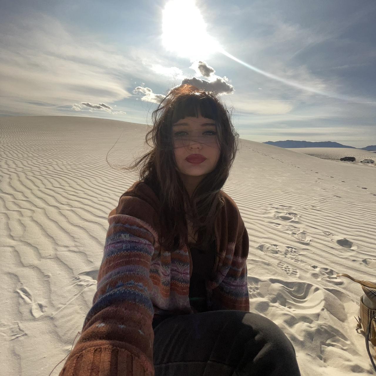 vintage funky zip up sweater IMPORTANT: this sweater... - Depop