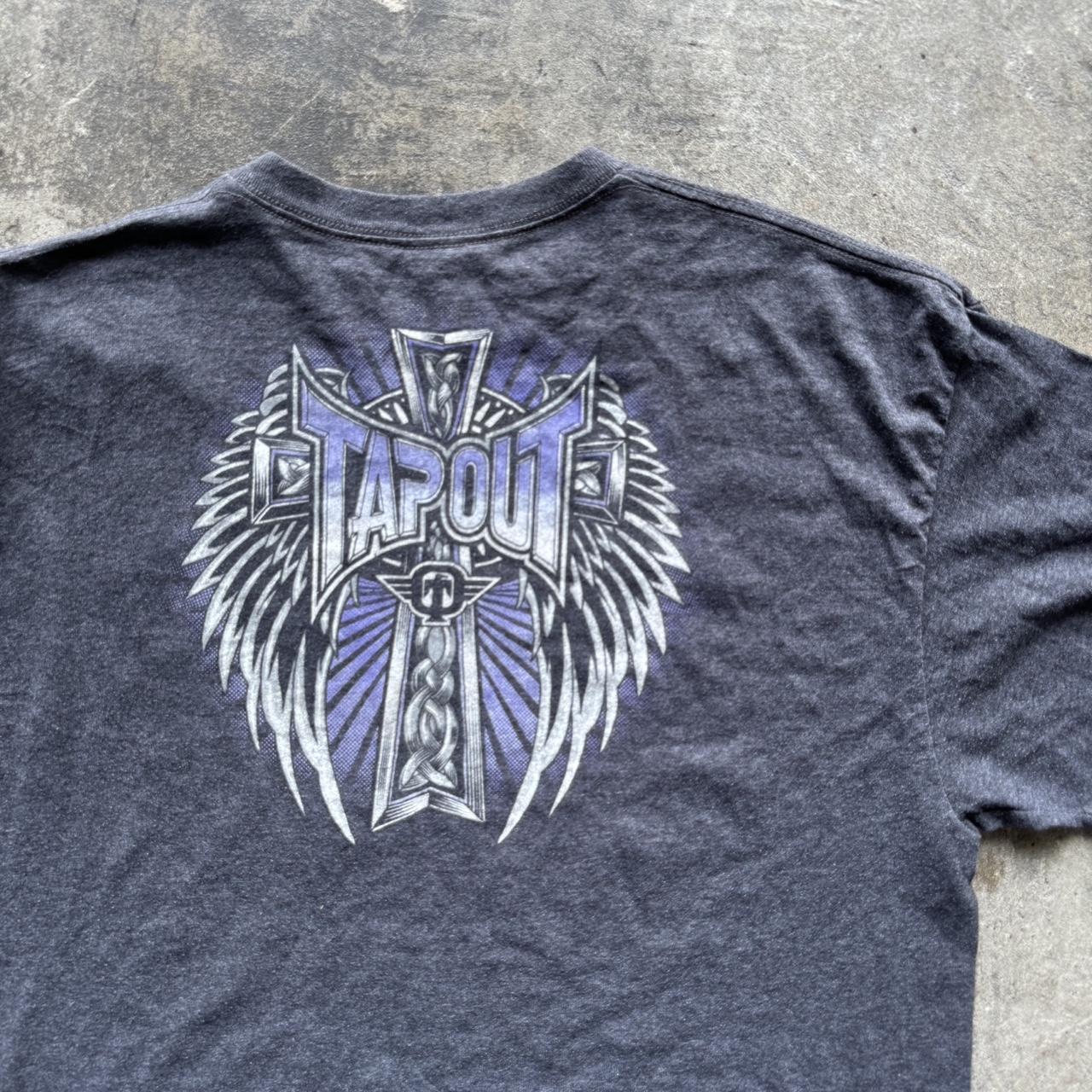 Y2K Tapout Shirt Crazy front and back hit #y2k... - Depop