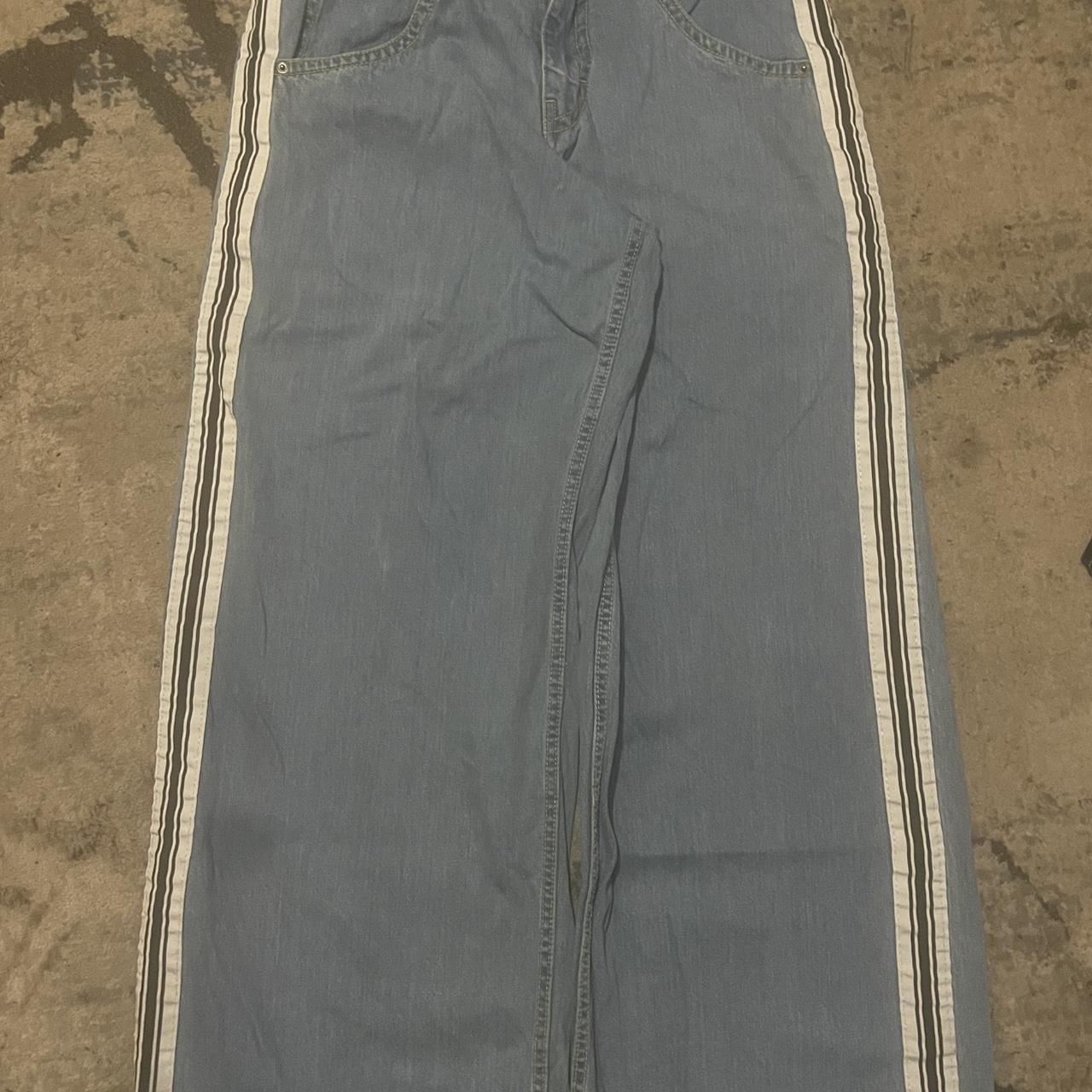 Baggy asf ALab jeans jnco type jeans 12 inch leg... - Depop