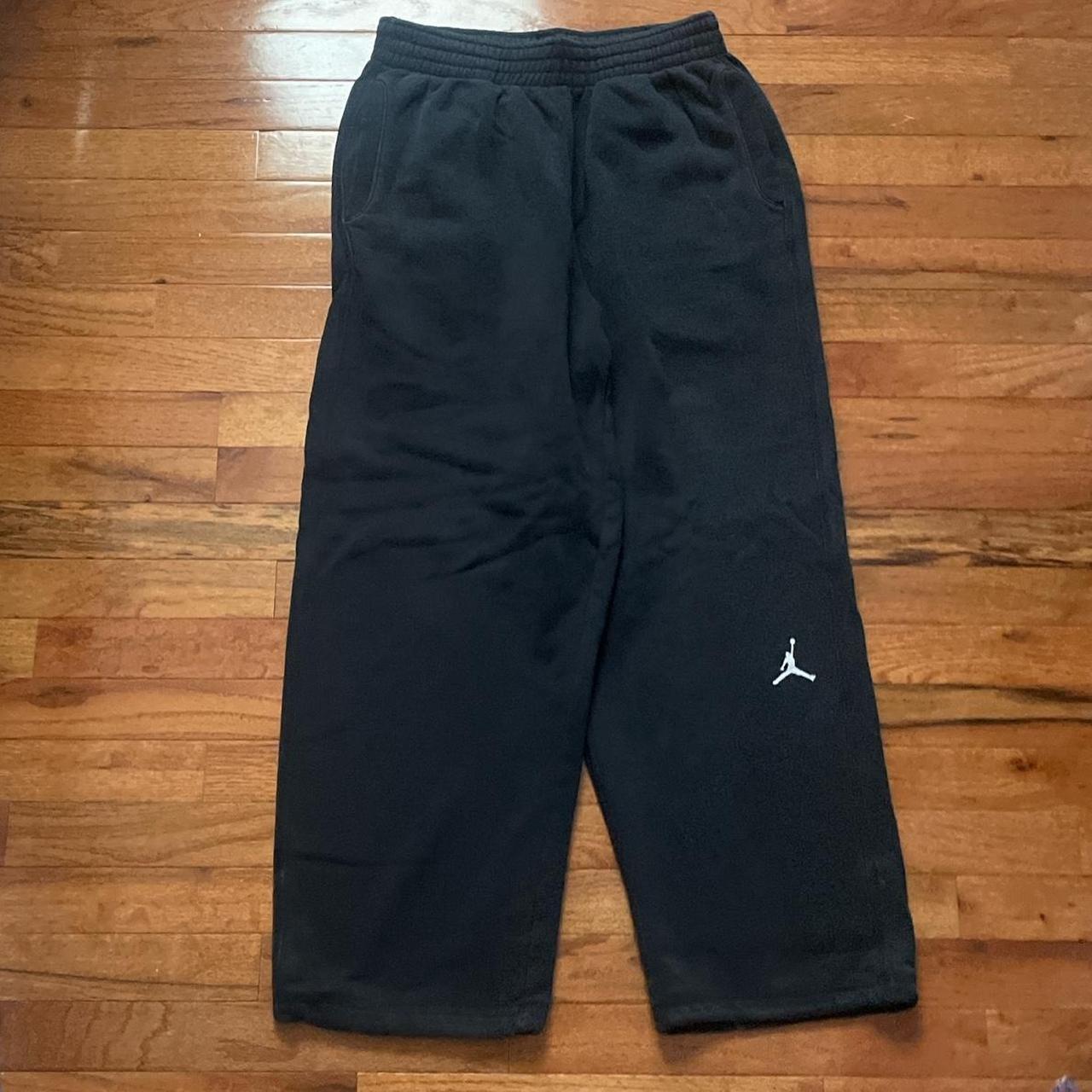 vintage air jordan sweats, embroidered logo size:... - Depop