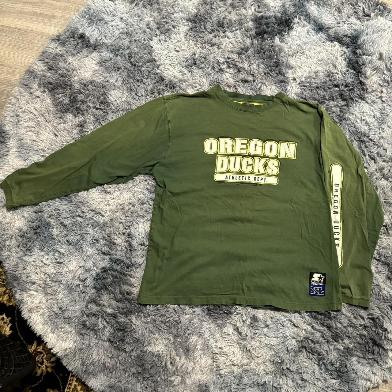 Oregon ducks Starter long sleeve Great fading and... - Depop