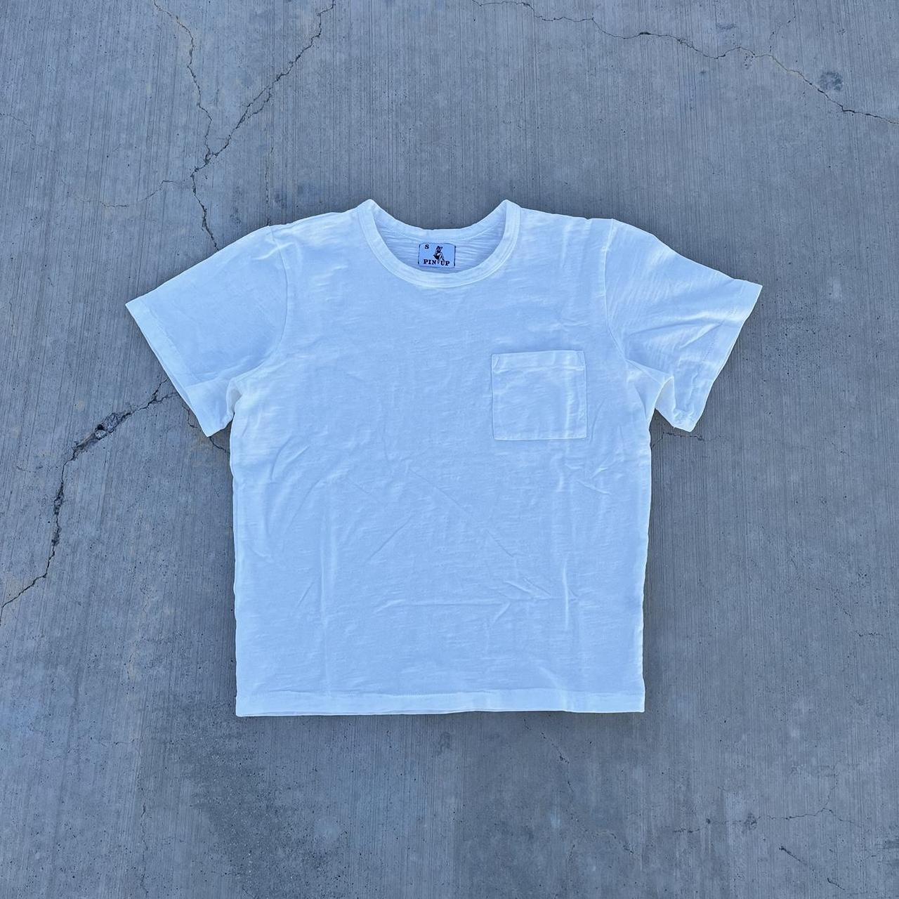 Pinup rags staple tee single stitch size s (18.5”... - Depop