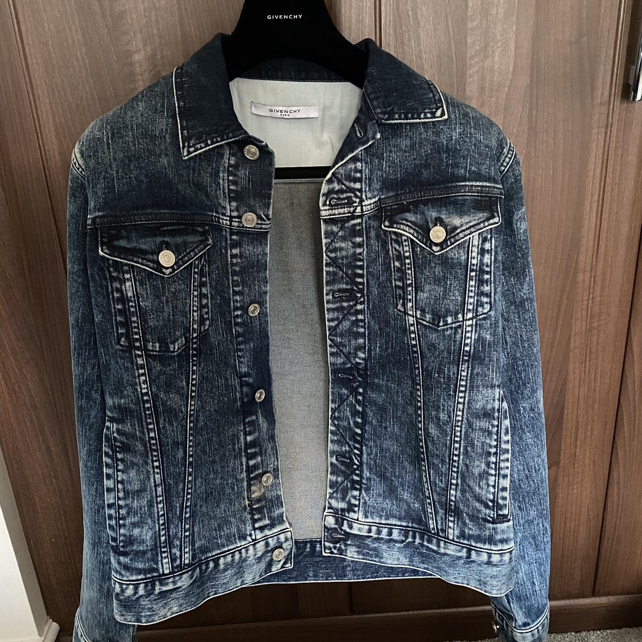 Givenchy Denim Jacket Size M Worn couple of times - Depop
