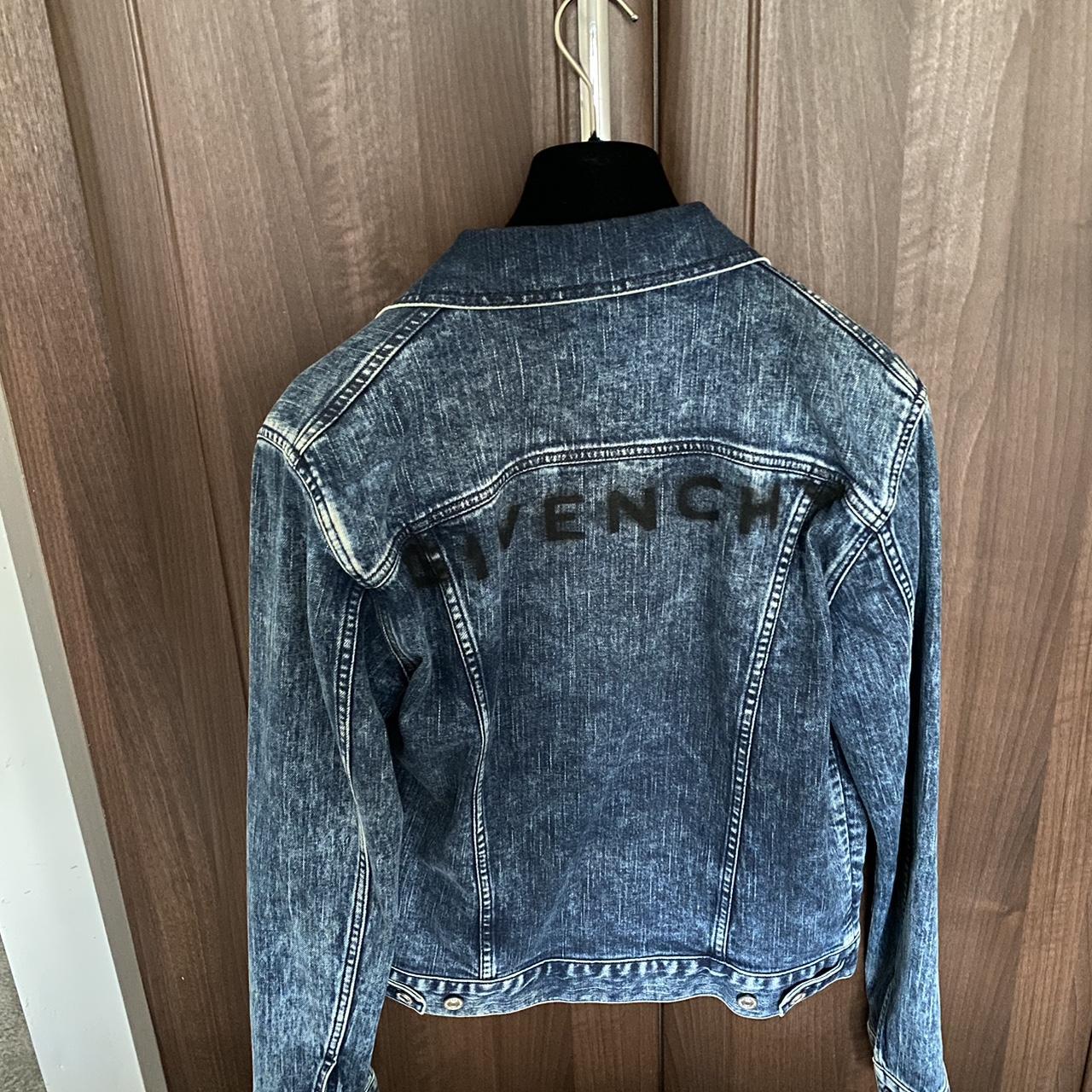 Givenchy Denim Jacket Size M Worn couple of times - Depop