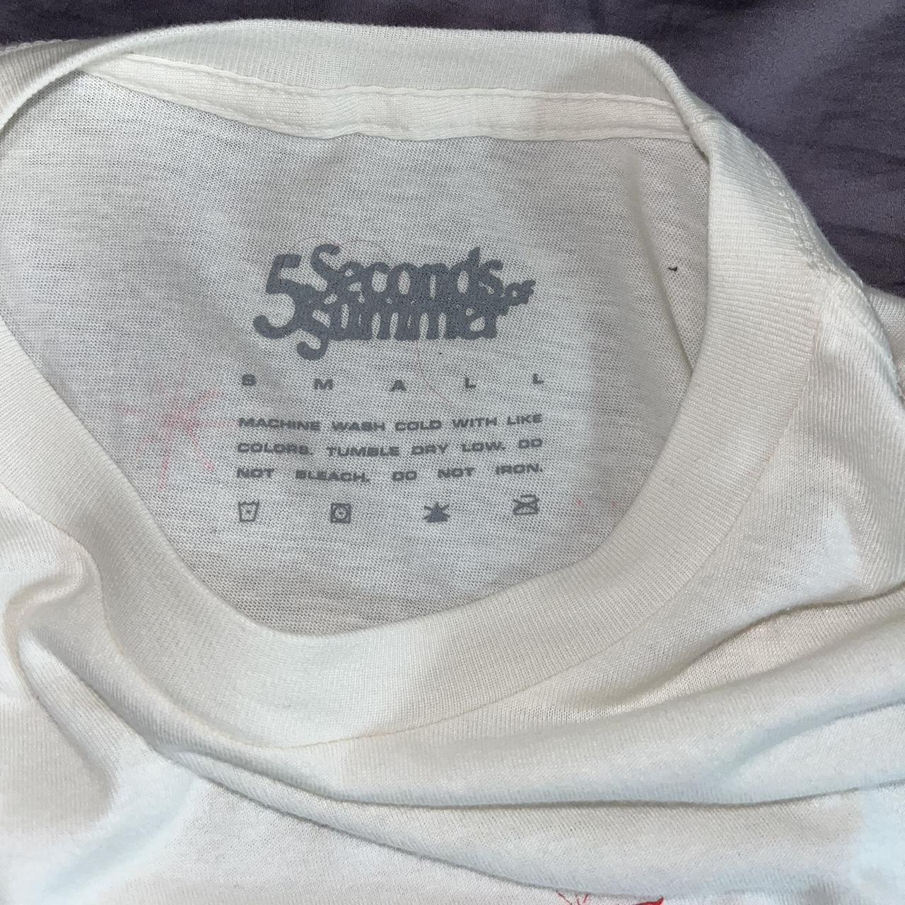 5SOS, 5SOS5 tracklist off-white/cream color... | Depop