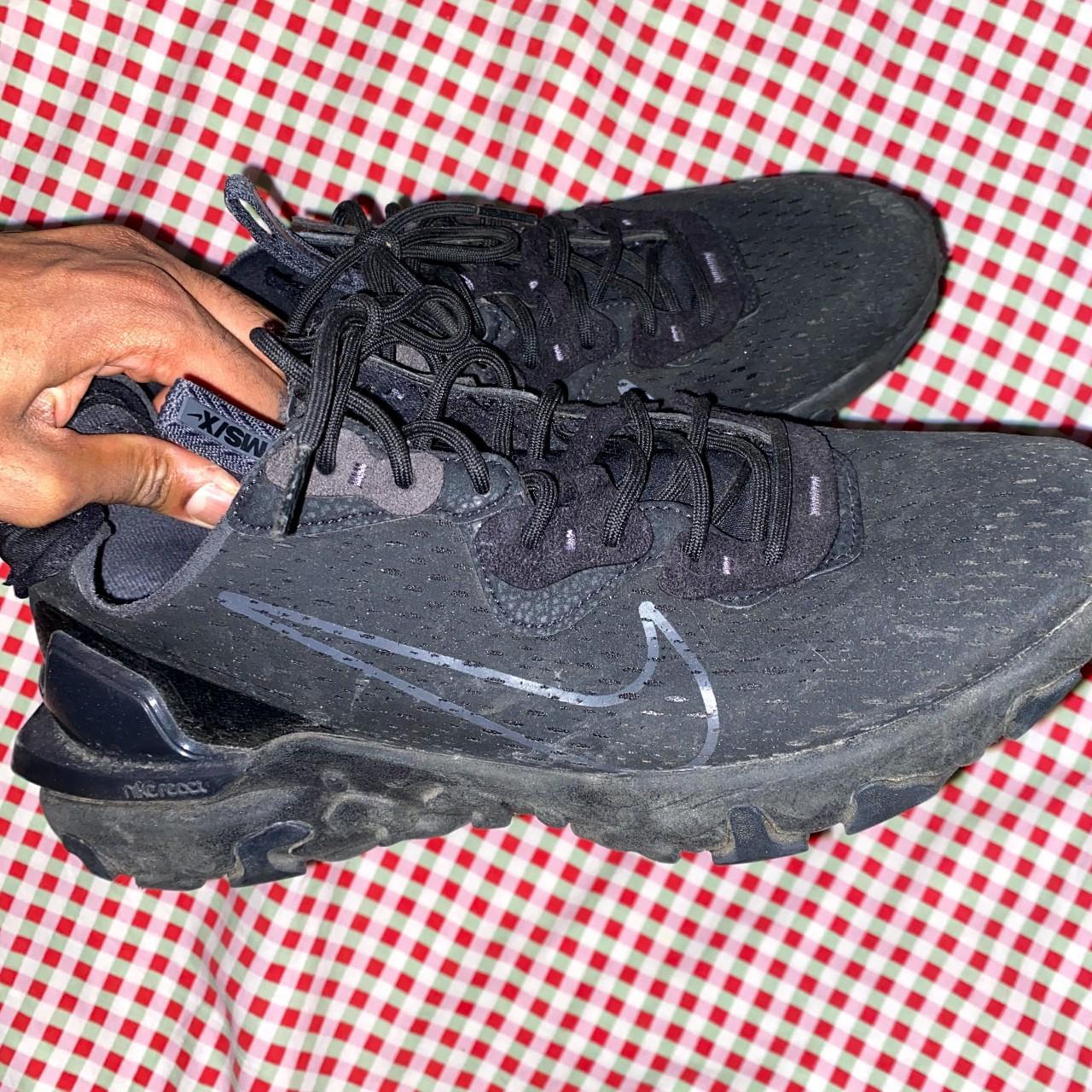 Black nike react Size uk 10 Send offers Nike Adidas... - Depop