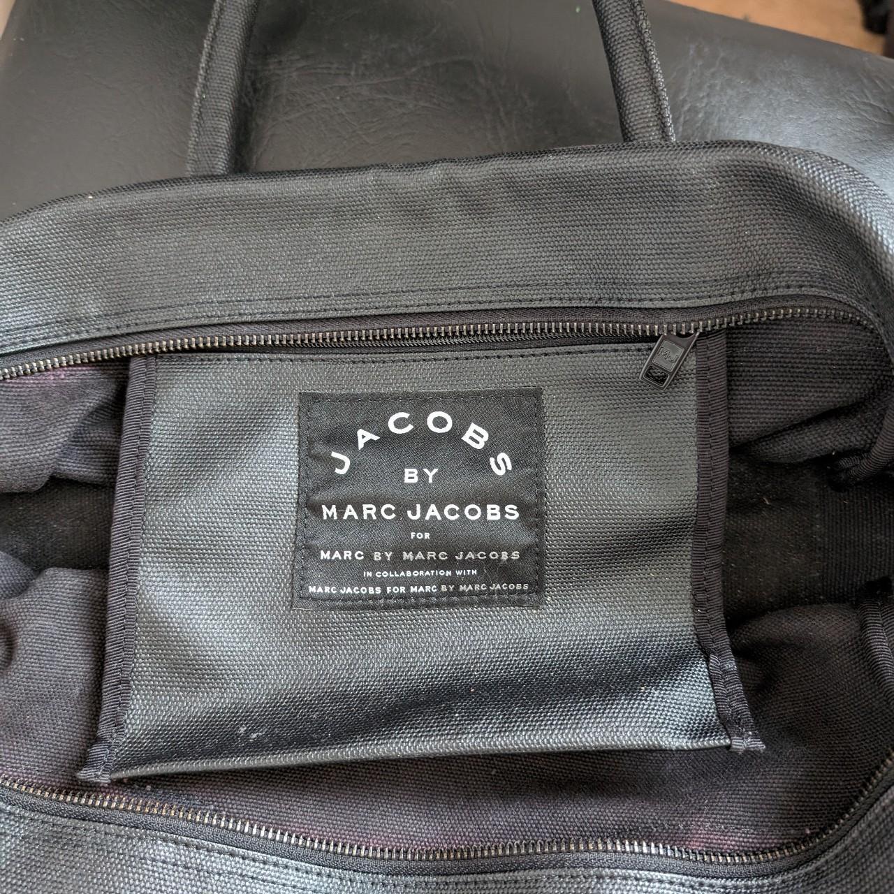 Marc Jacobs Black Bowler Bag with Yellow... - Depop