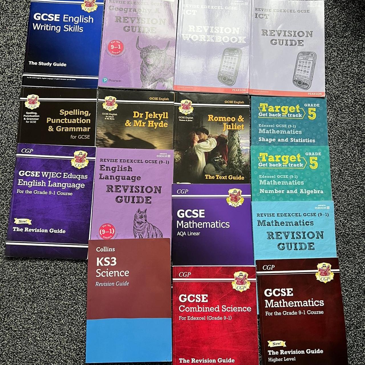 GCSE CGP revision books Brand new/excellent... - Depop