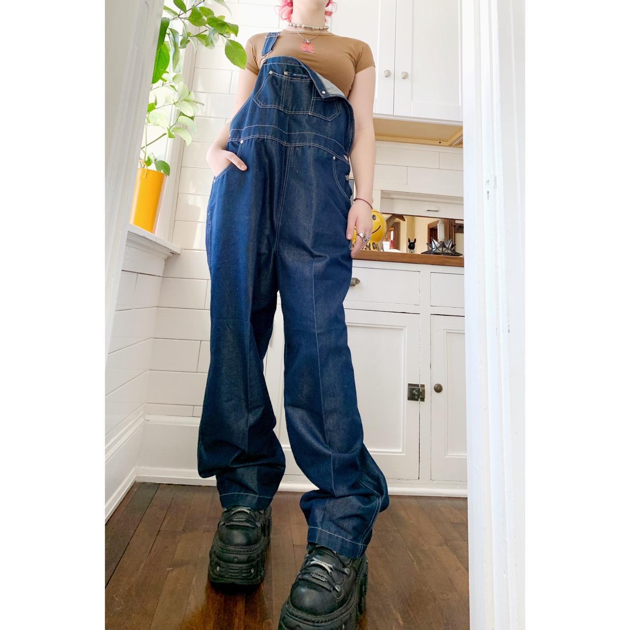 vintage y2k overalls 🌀 🍄 2000s No Excused baggy... - Depop