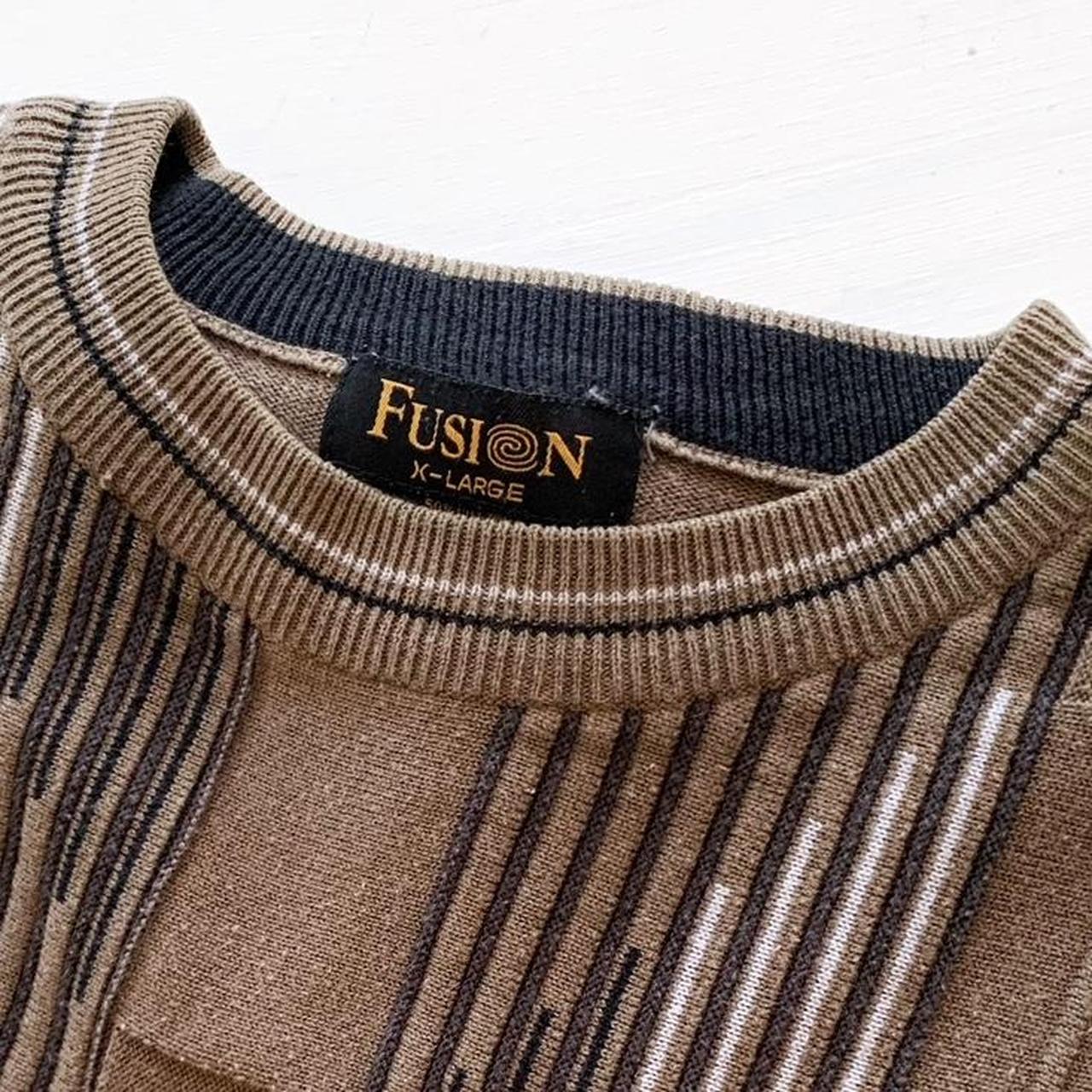 vintage 90s dad sweater 👽 🧷 earthtone grandpa... | Depop