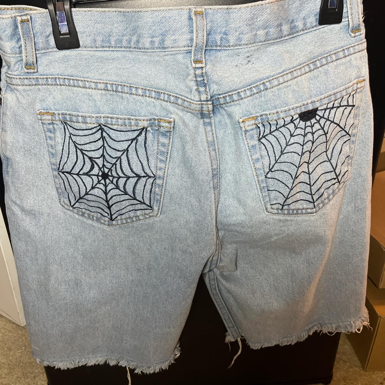 Spider jorts Dm for offer - Depop