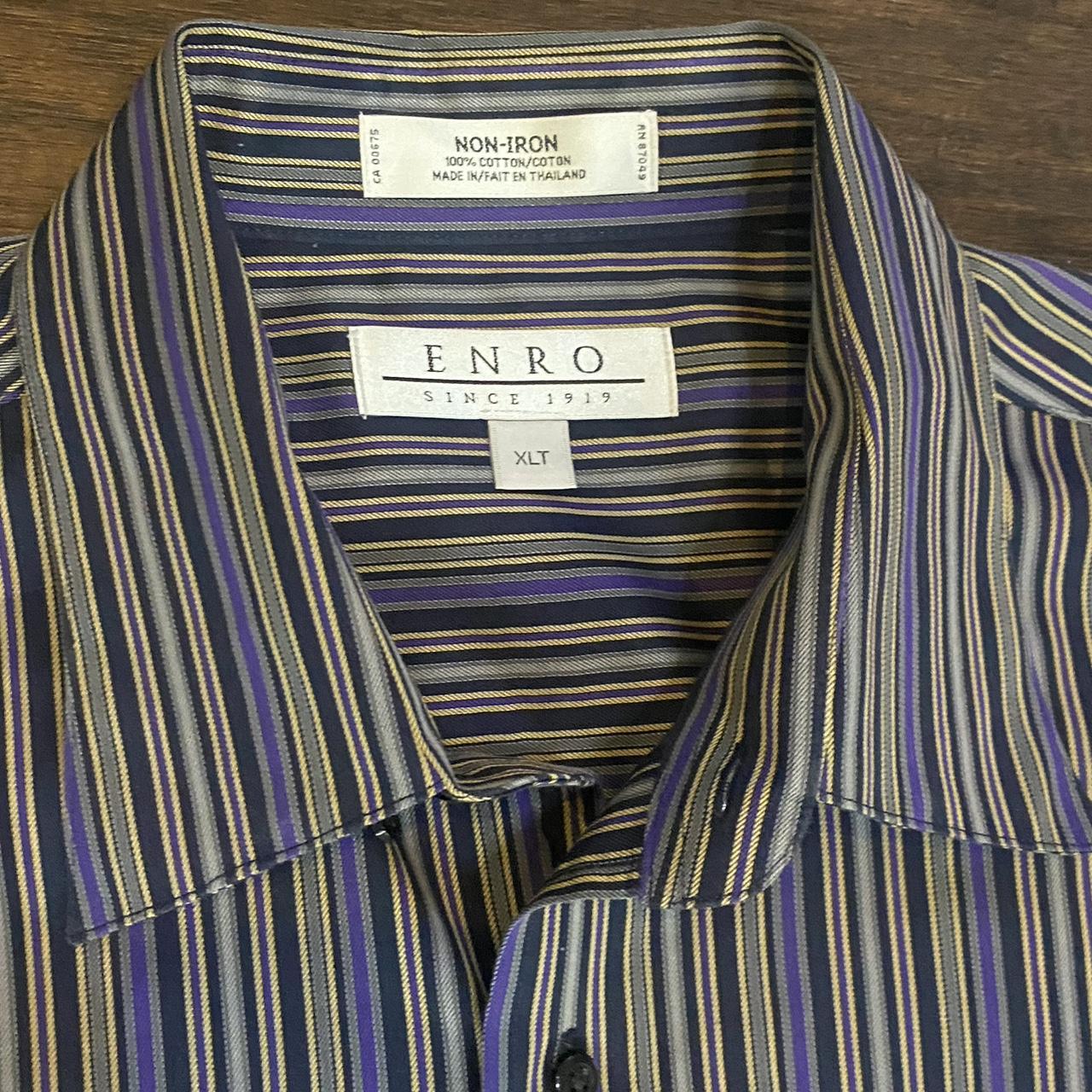 Enro men’s long sleeve dress shirt - Depop