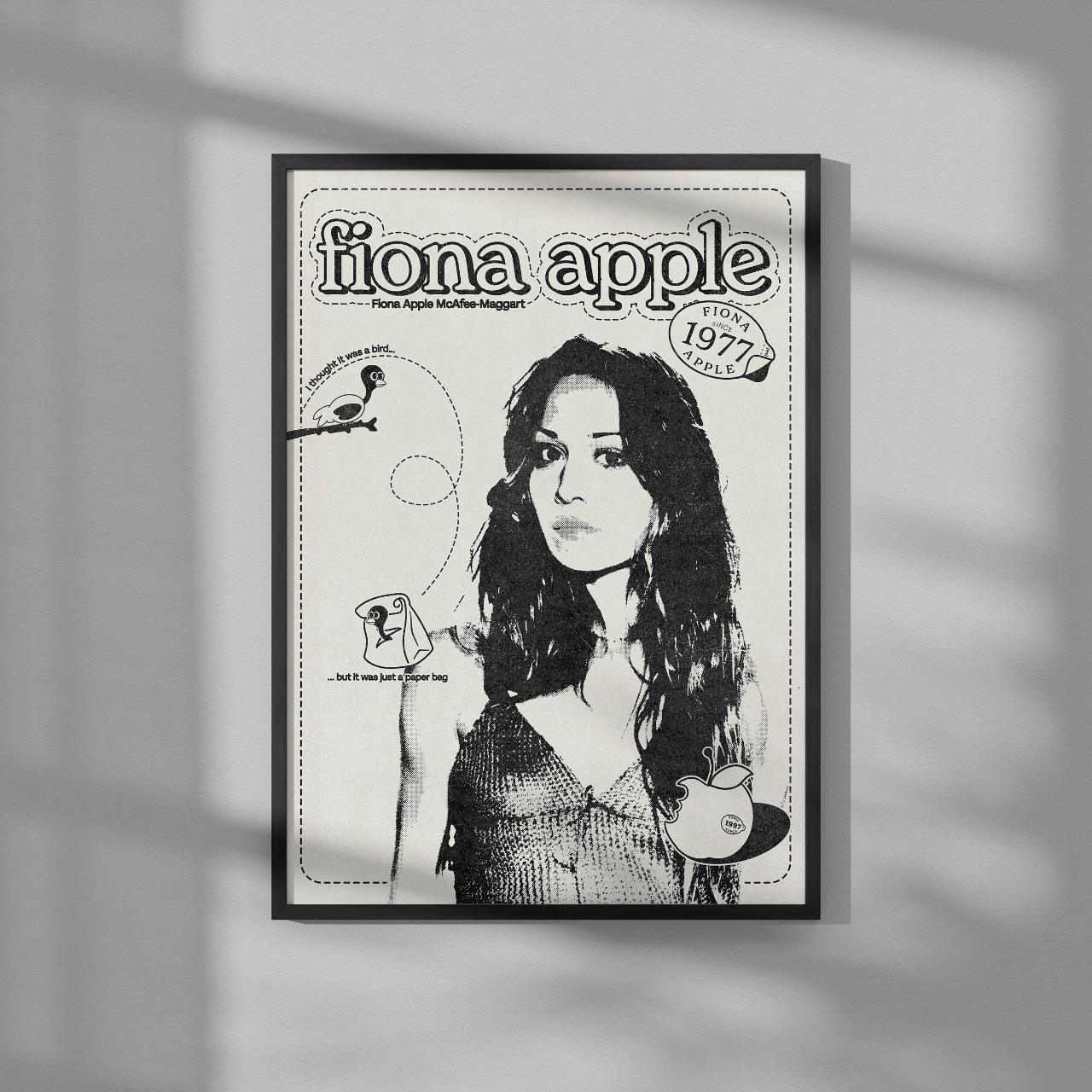 Fiona Apple Poster Music Poster Wall Art Wall... - Depop