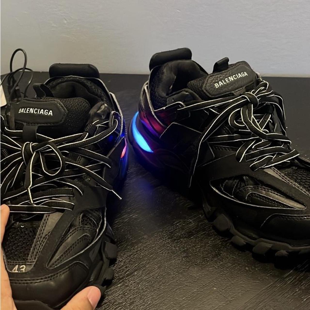 Balenciaga track led sz 43 comes wit charger light... - Depop