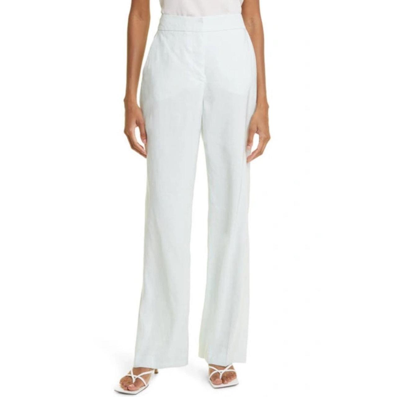 NWOT Judith & Charles Quinn Linen Blend Pants in... | Depop