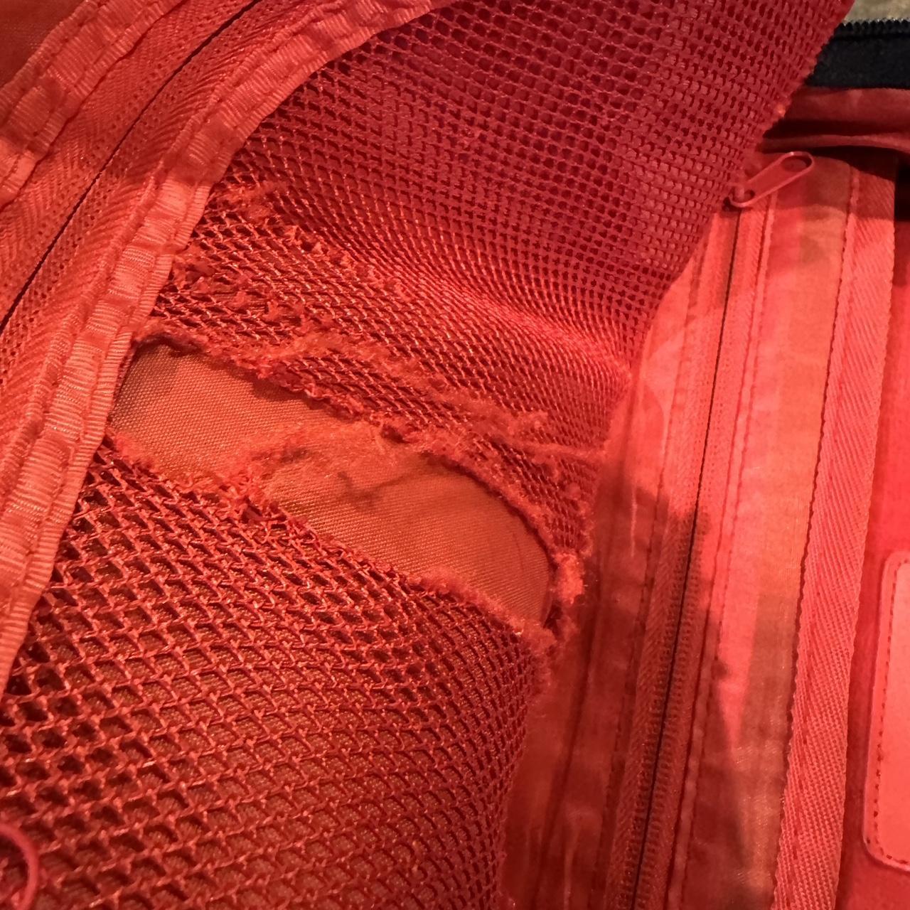 Sprayground Faux-Leather Camo & Wave Print Shark... - Depop