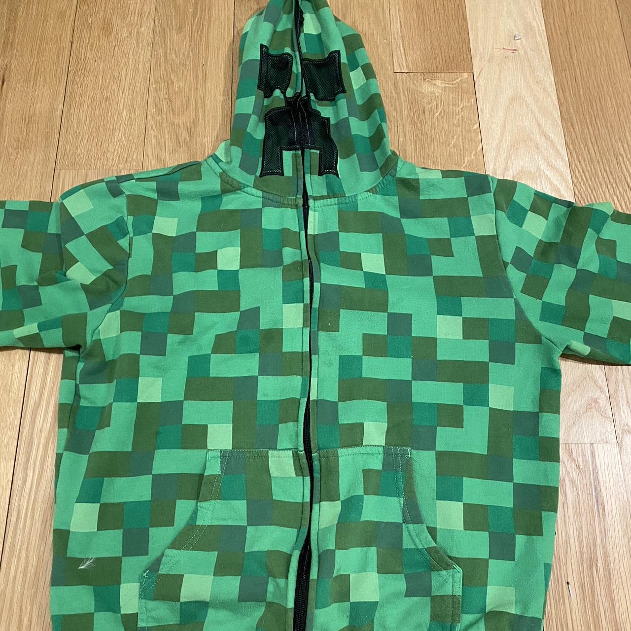Cute Minecraft zip up Super comfortable Zips up all... - Depop