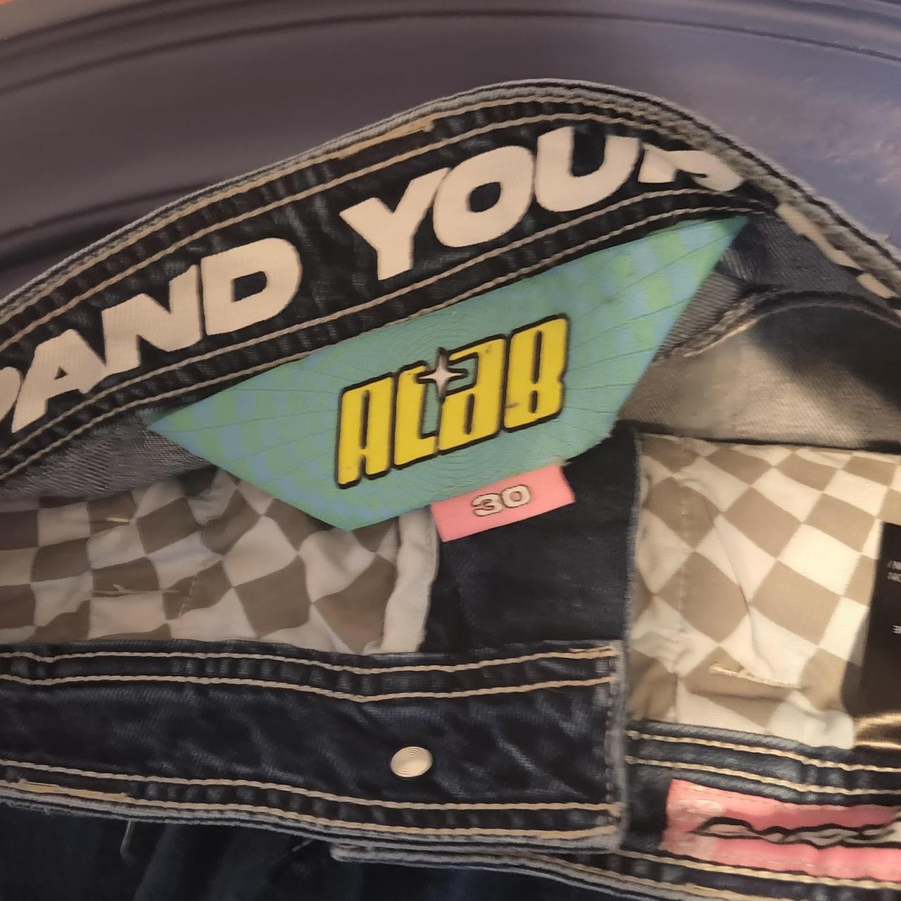 SUPER BAGGY ALAB JNCO LIKE JEANS!! 26" leg opening... - Depop