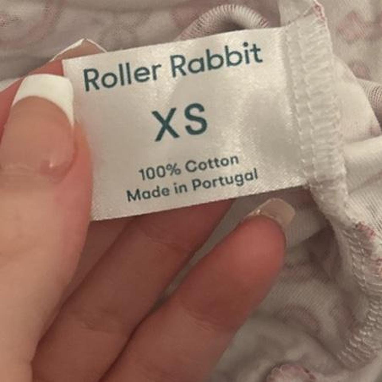 Roller Rabbit Pink Monkey Pajama Set, Size XS, Model... - Depop