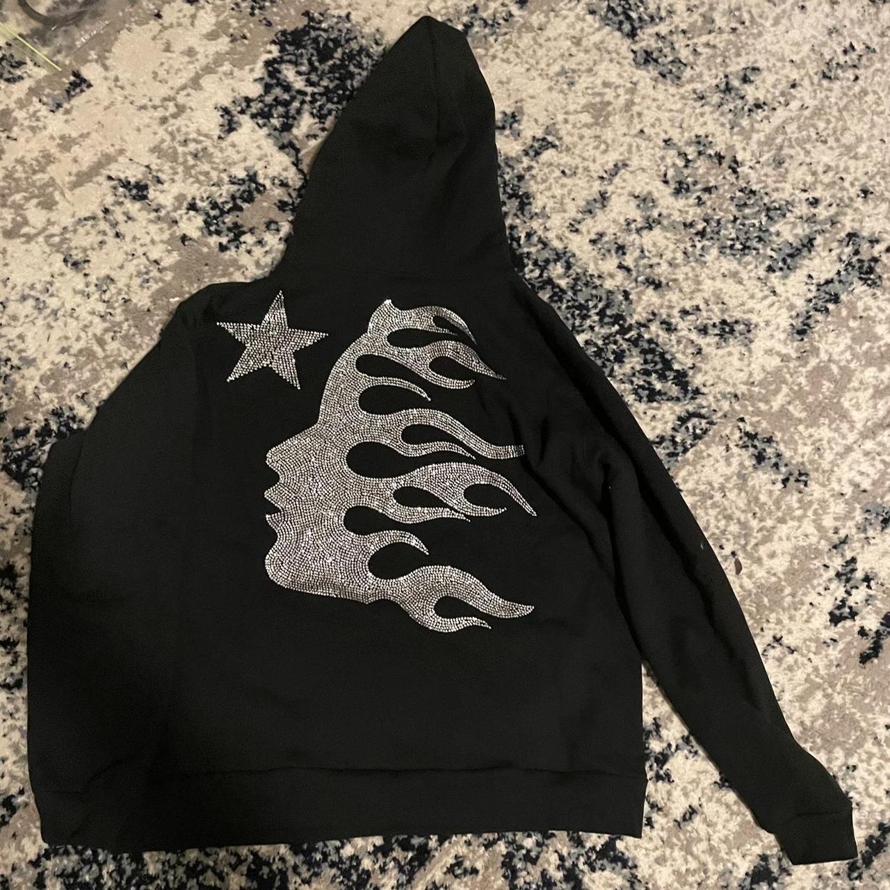 HELLSTAR RHINESTONE SWAROVSKI STARFIRE Hoodie.... | Depop