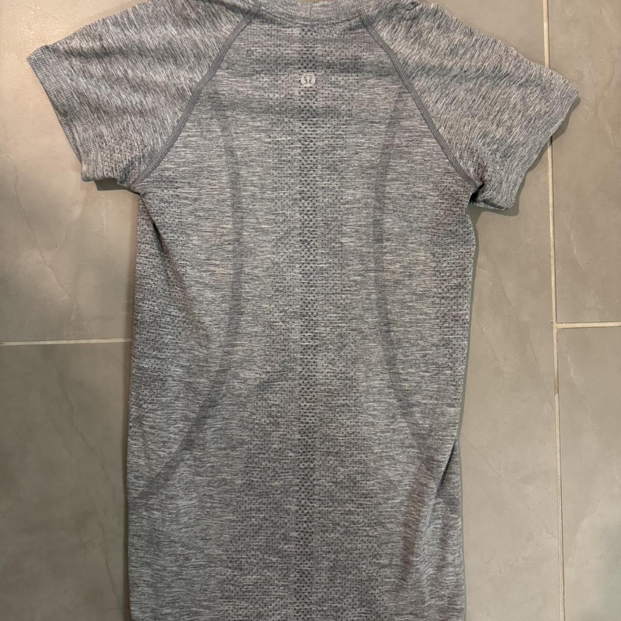 Lululemon Grey swiftly tech Size 2 regular... | Depop