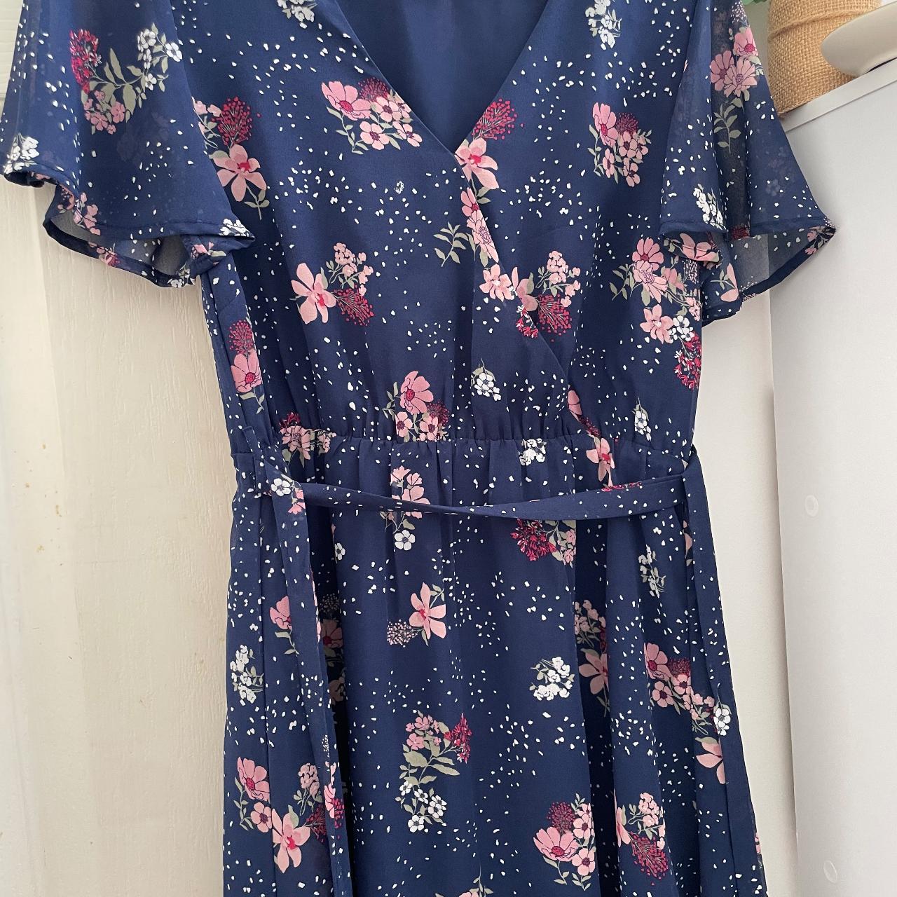 cute wrap summer dress - Depop