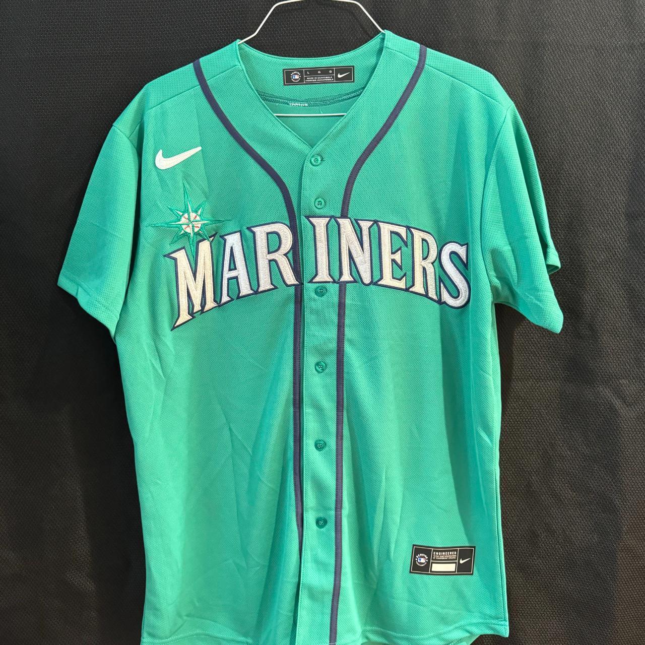 Julio Rodriguez Seattle Mariners Teal Jersey - Size L - Depop