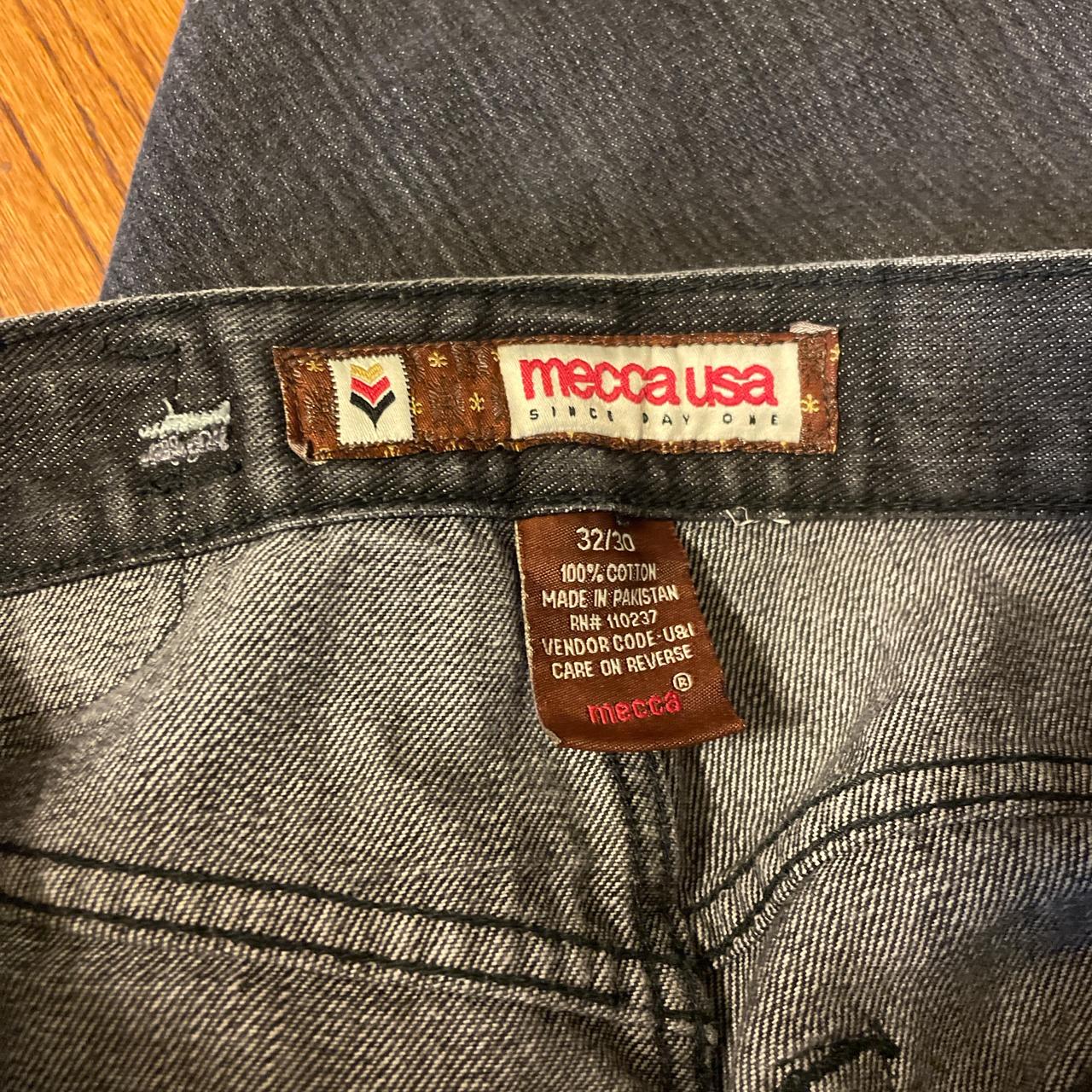 Vintage 90s Mecca jeans Baggy fit with cool... - Depop