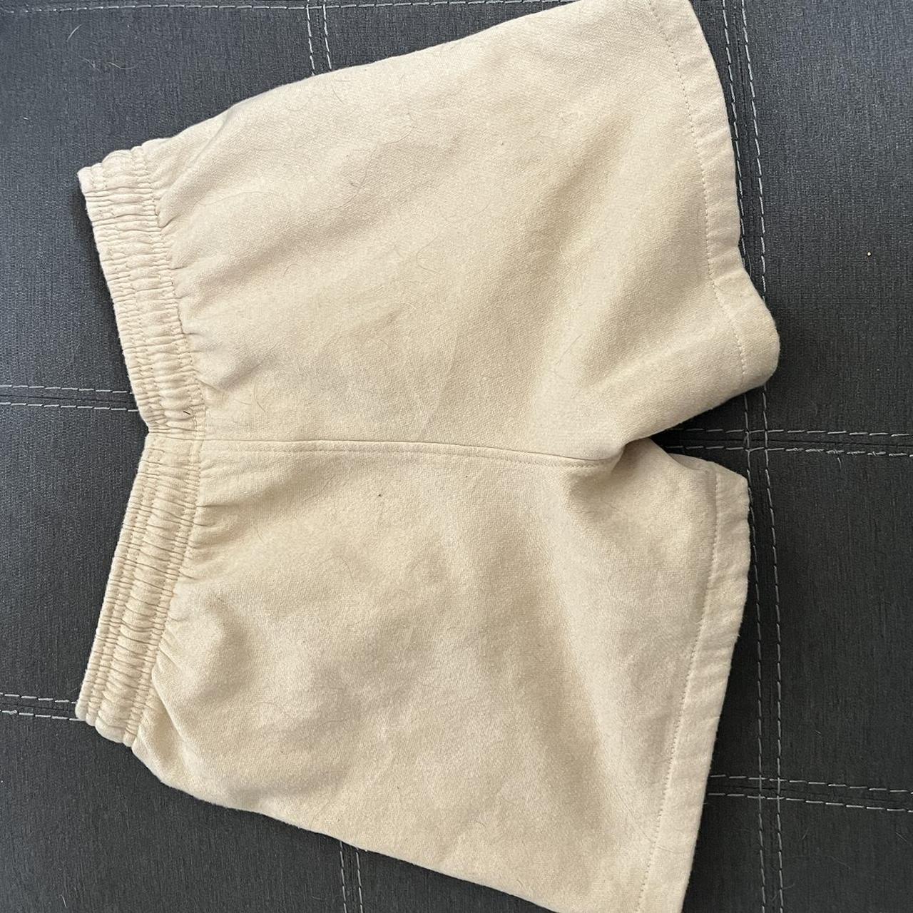Great condition cream MTV shorts Contact for purchase - Depop