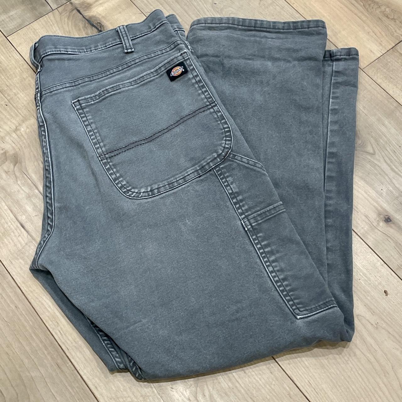 Grey Dickies Carpenters 36x30 - Depop