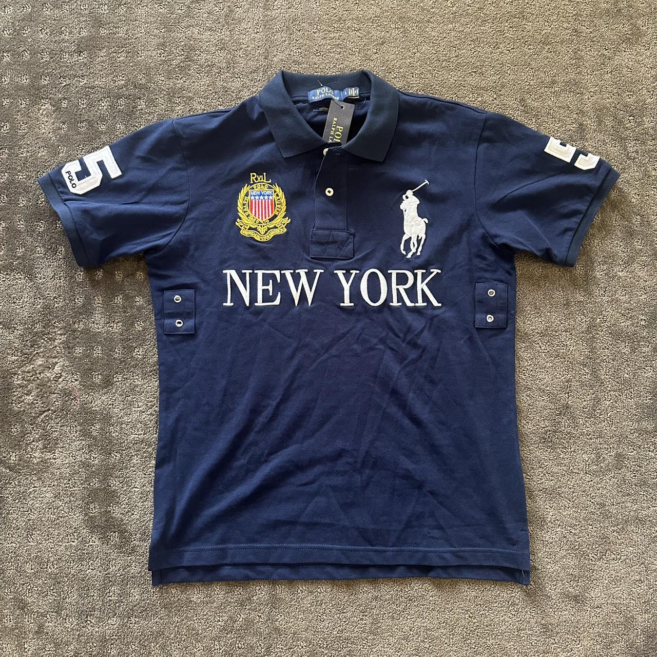 Large Navy Chief Keef style Polo Ralph Lauren New... | Depop
