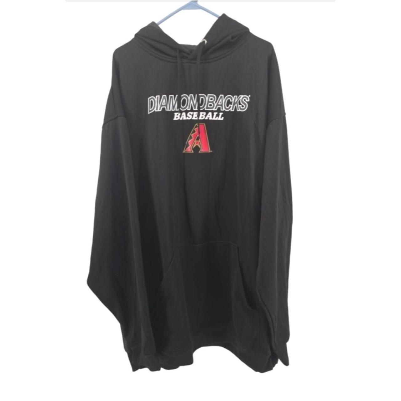 MLB Arizona Diamondbacks Men's Black Hooded... - Depop
