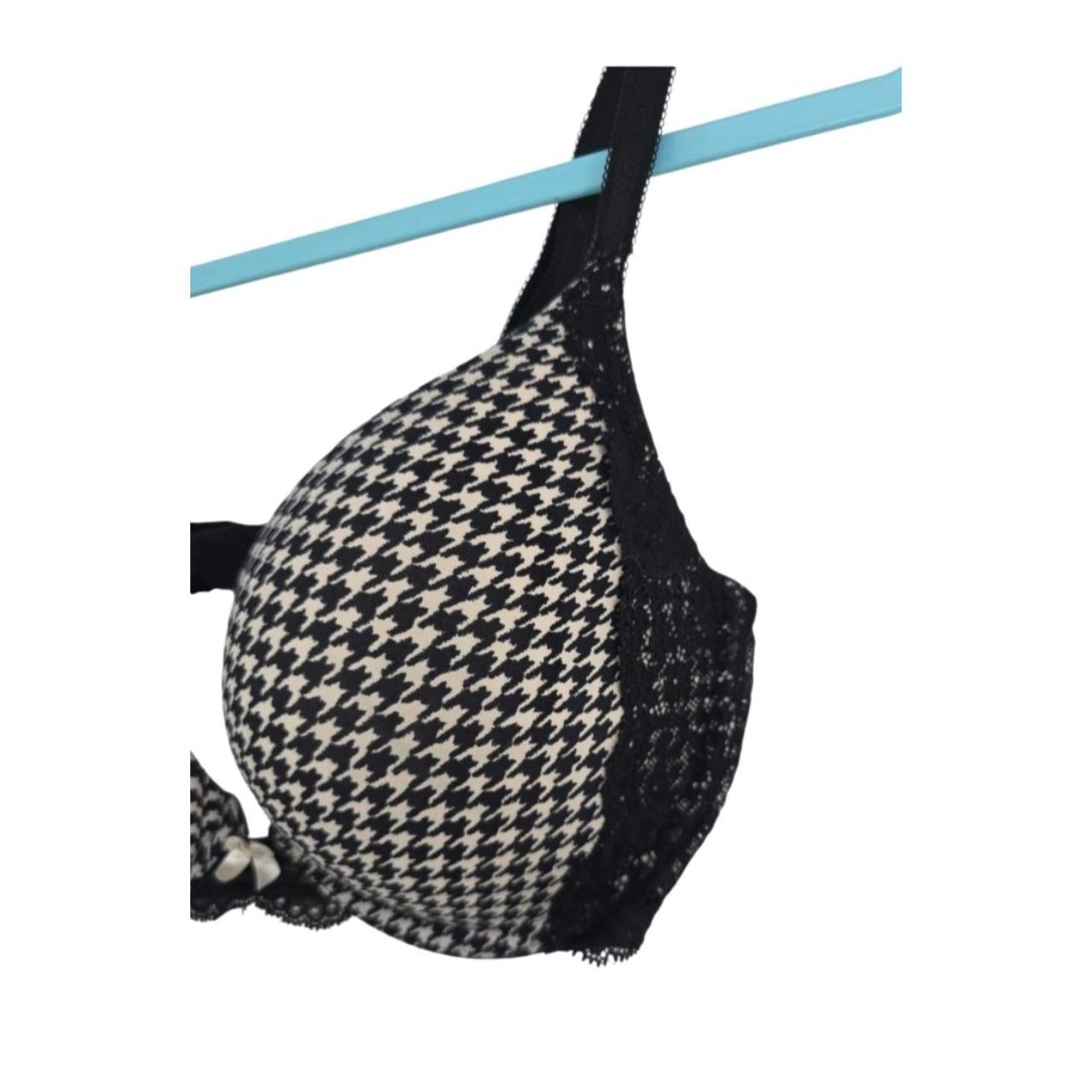Victoria Secret Hounds Tooth Bra Size 36D Victoria... - Depop