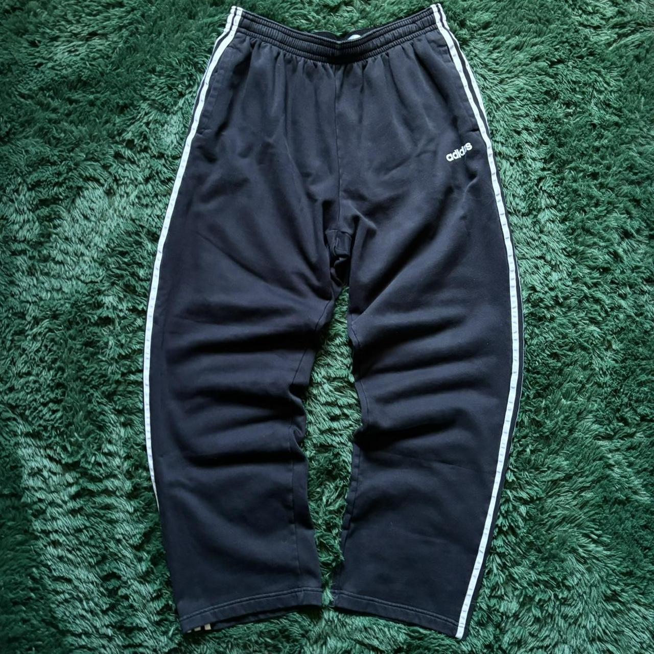 Adidas Sweats with no cuffs Nice clean pair... | Depop