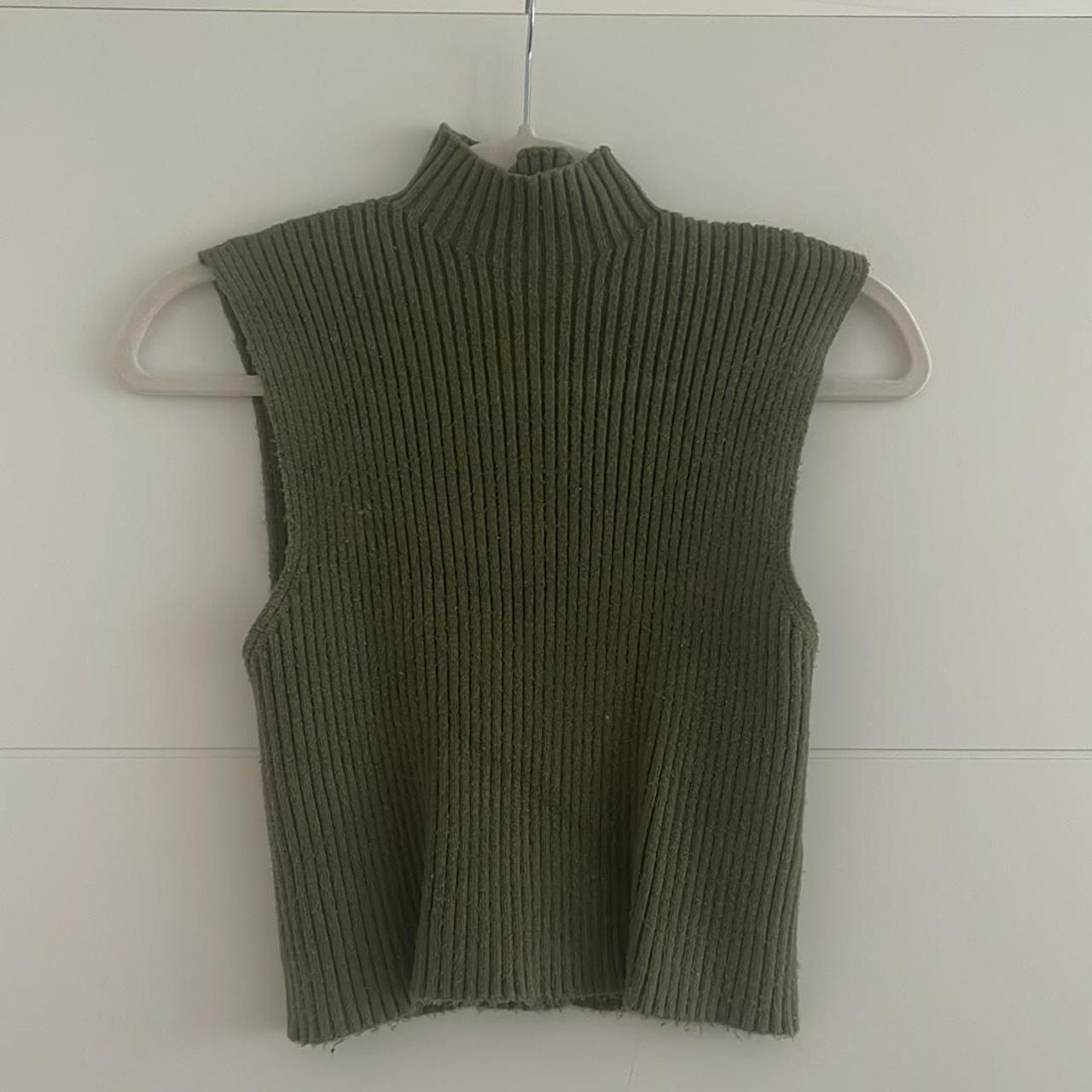 Zara Sleeveless Turtleneck Depop