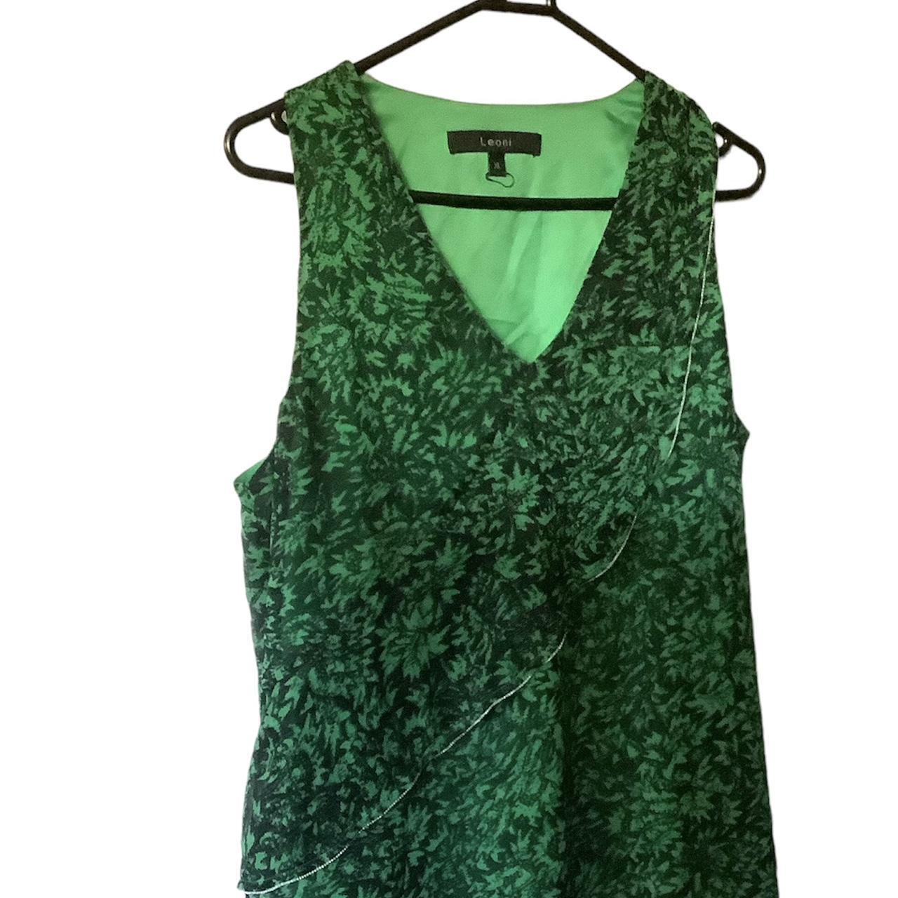 Leoni Green Top. This has been worn but is still... - Depop