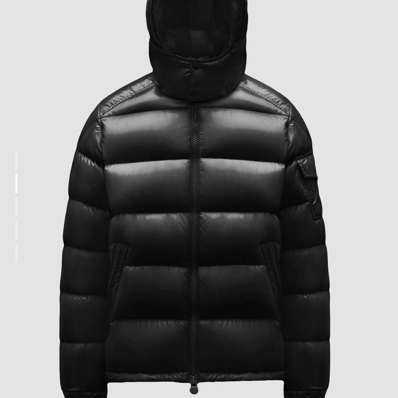 Black Moncler Maya Scannable badge Size... - Depop