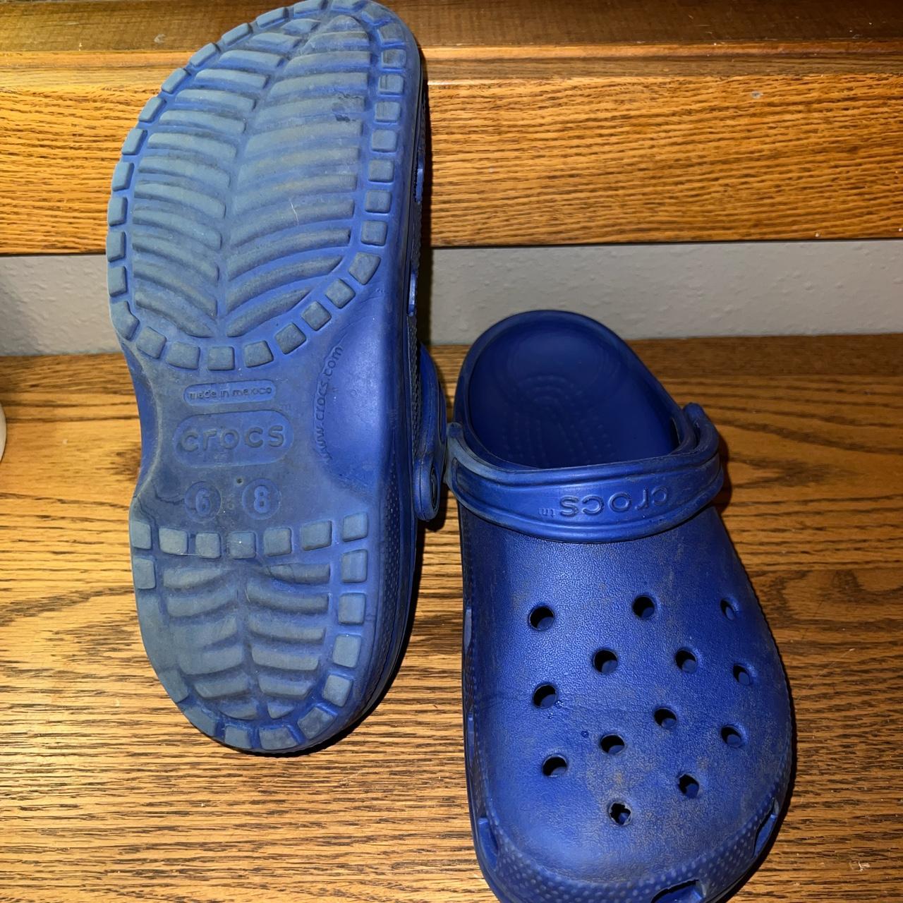Royal blue crocs Women size 8 // Men’s size 6 - Depop