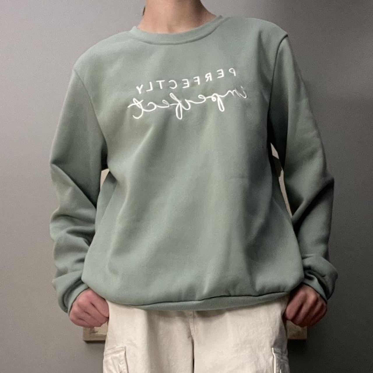 “Perfectly imperfect” SHEIN crew neck sweatshirt,... - Depop