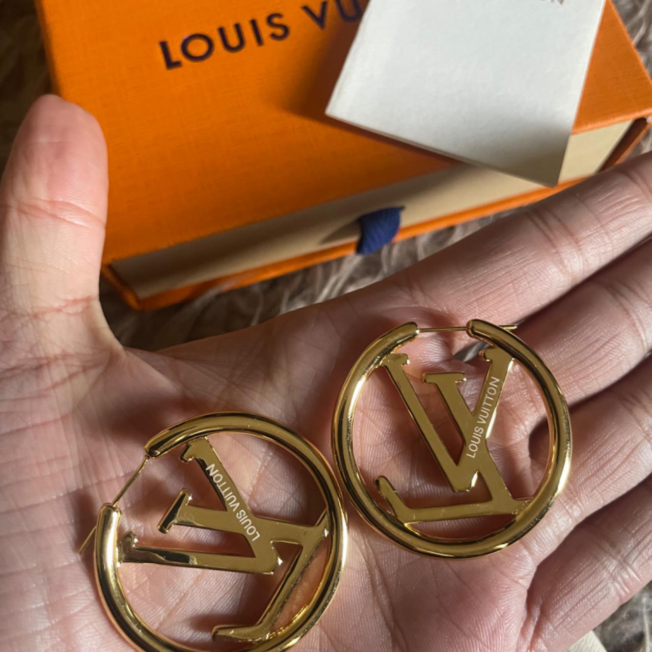 Lv hoop earring Can be posted same day Brand new... - Depop