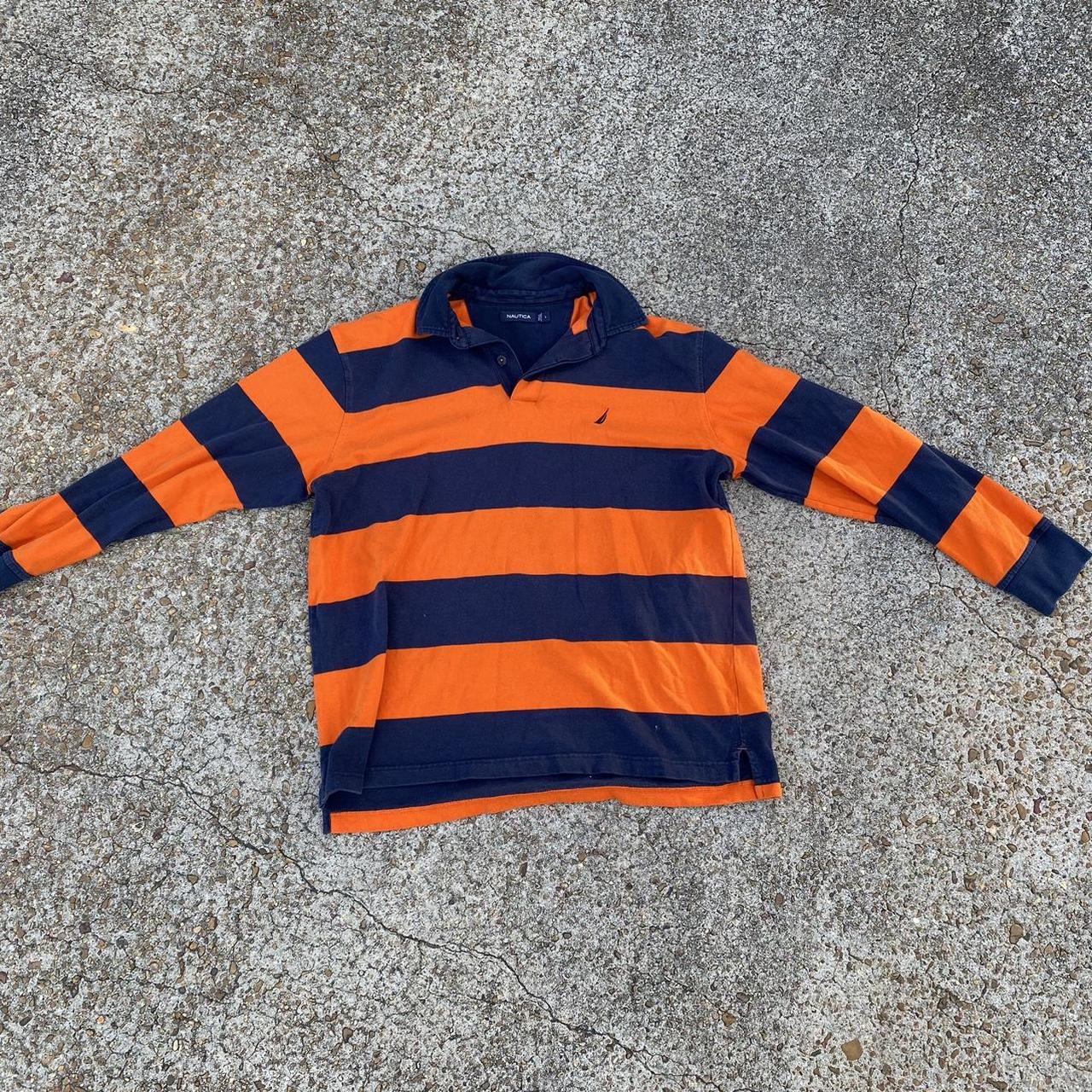 Vintage Striped Rugby Sweater - Depop