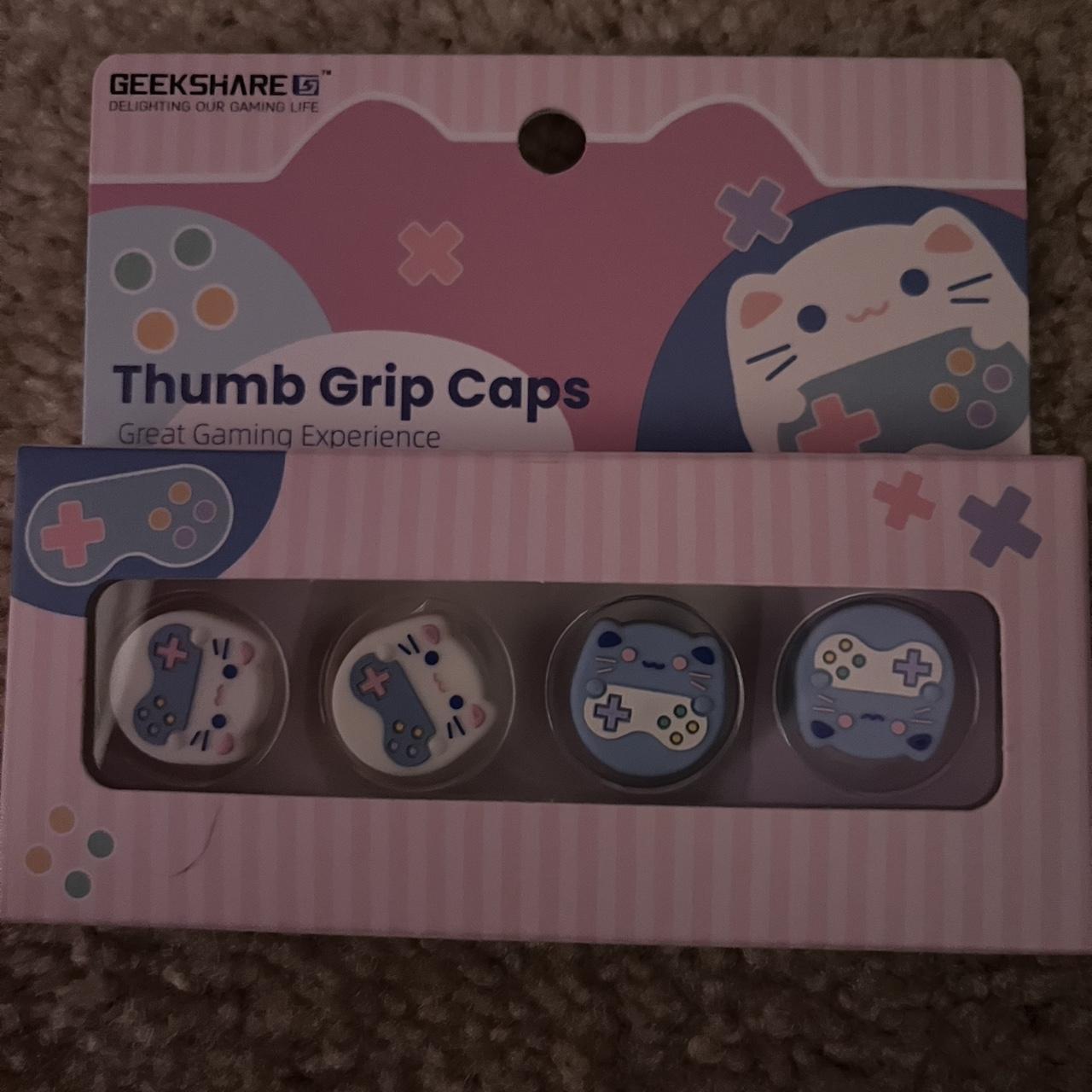 4 pack of Geekshare thumb grip caps brand new, never... - Depop