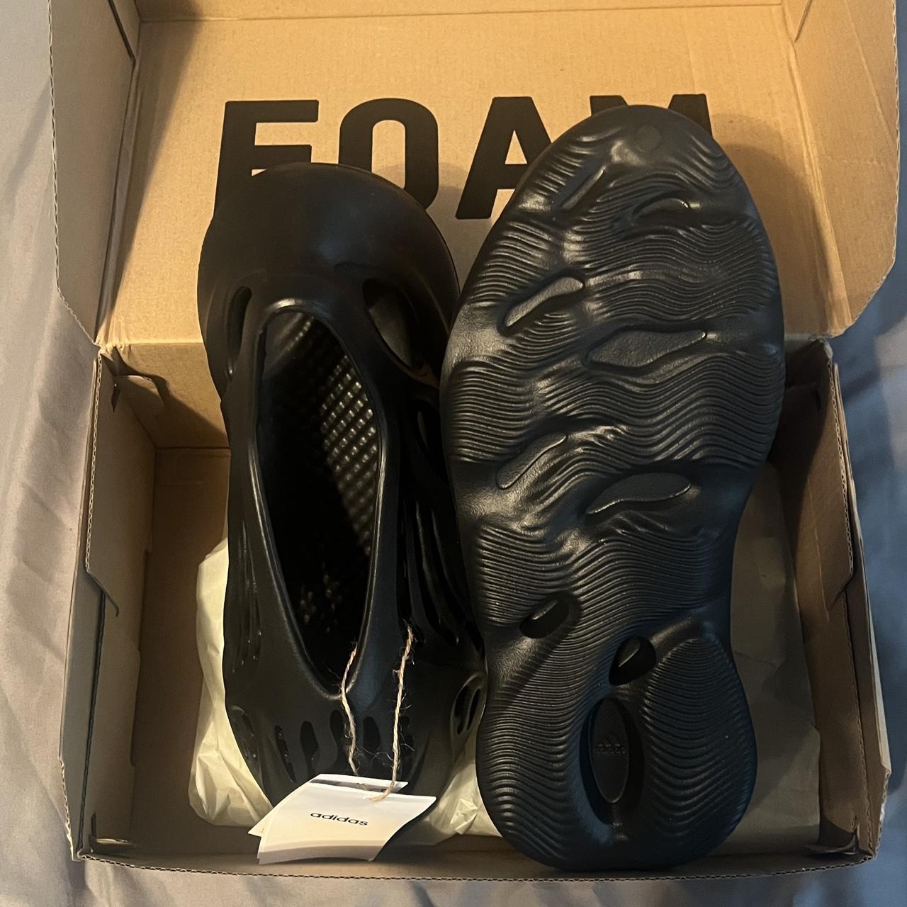 Yeezy foam runners onyx. Worn but in great... - Depop
